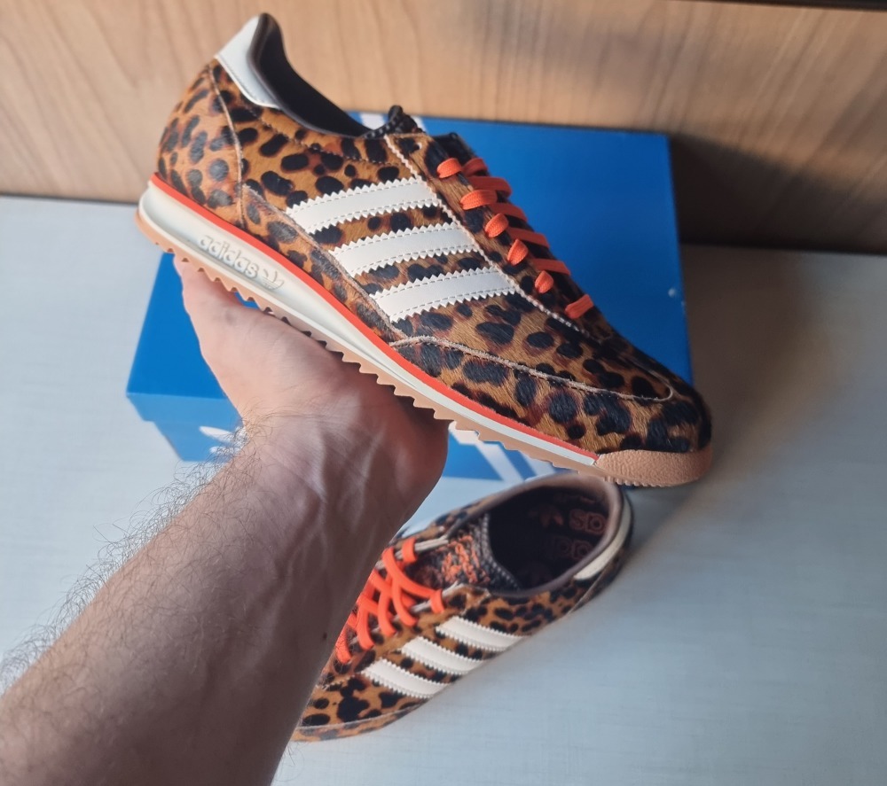 adidas SL 72 OG Dark Brown Off White Semi Impact Orange - Droper