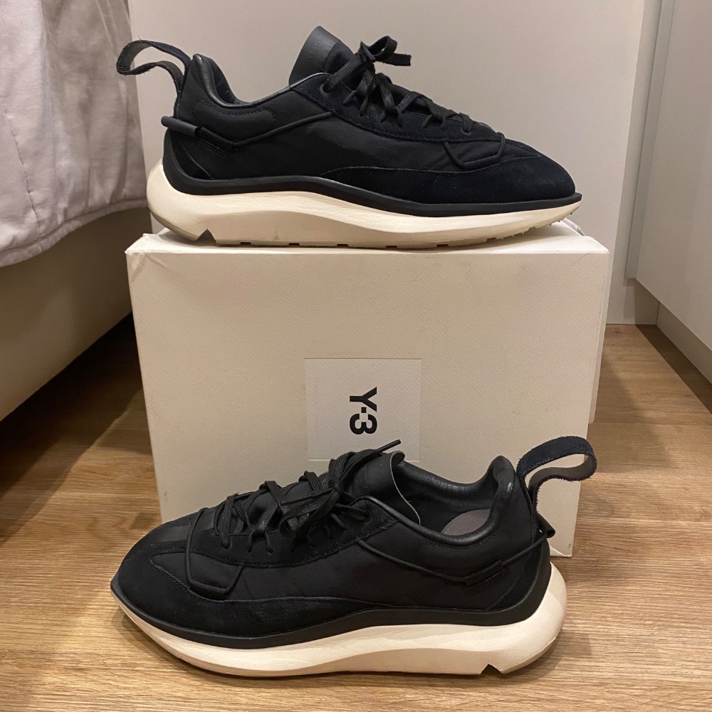 Adidas Y-3 Y3 Yohji Yamamoto Shiku Run Black Cream White - Droper