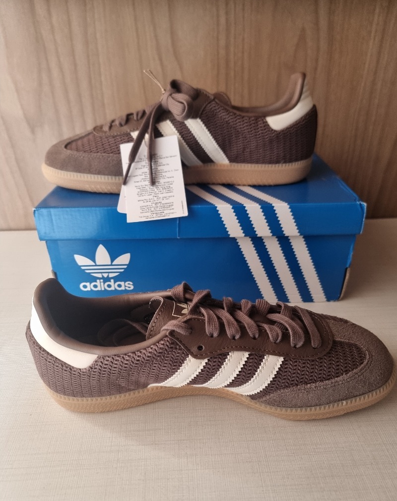 adidas Samba OG Earth Strata Wonder White Magic Beige - Droper